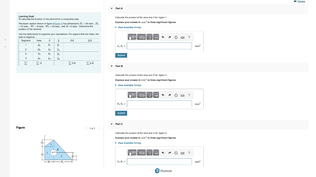 solved-part-d-calculate-the-product-of-the-area-and-x-chegg