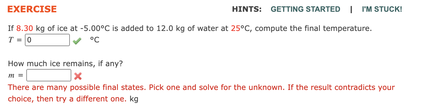 Solved EXERCISE HINTS: GETTING STARTED | I'M STUCK! If 8.30 | Chegg.com