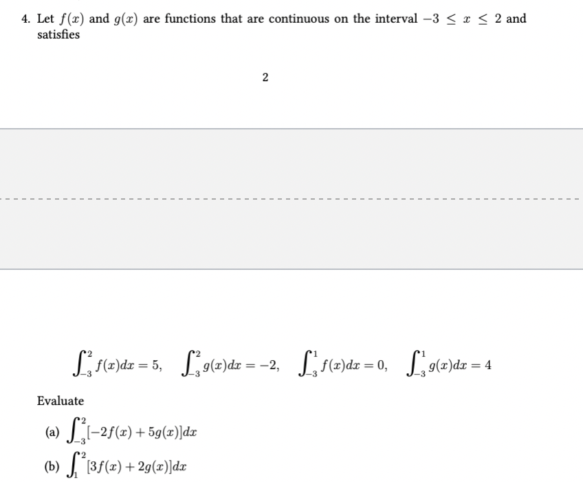 Solved 4. Let f(x) and g(x) are functions that are | Chegg.com