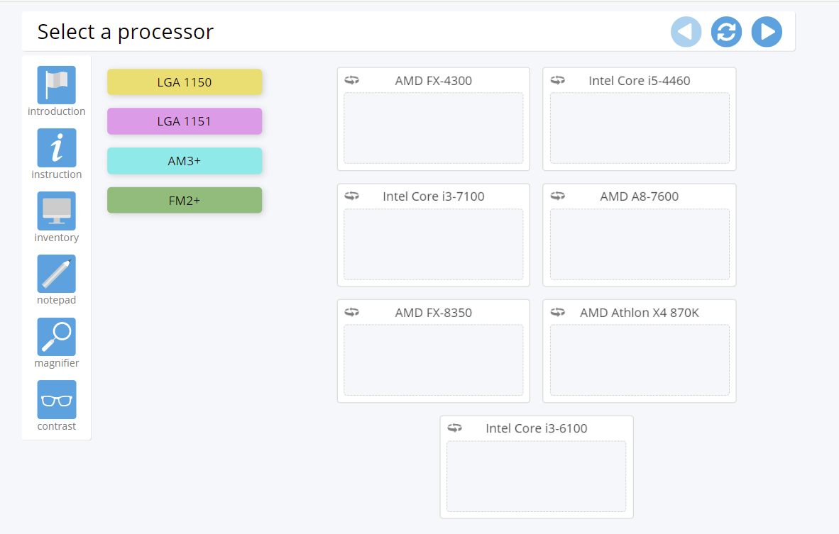 Solved Select a processor © LGA 1150 AMD FX-4300 Intel Core | Chegg.com