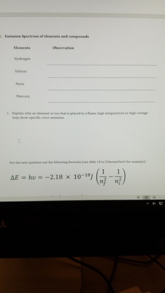Solved Styles ors: 1. List the colored cations and their | Chegg.com
