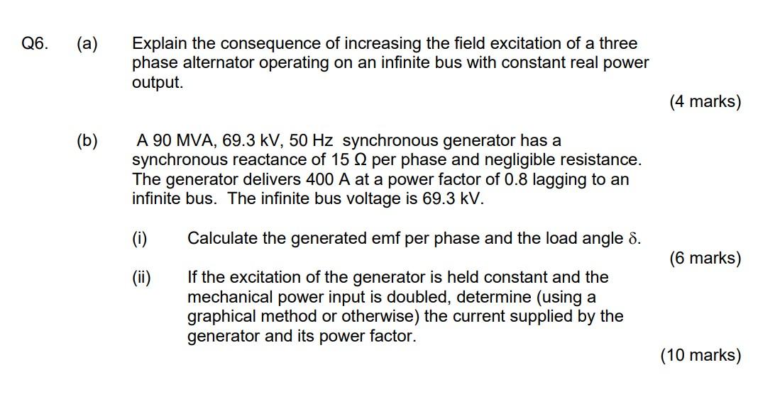Solved (a) Explain the consequence of increasing the field | Chegg.com