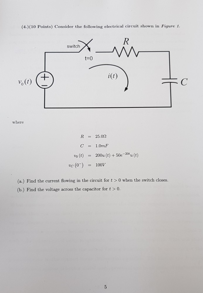 Solved: (1.)(10 Points) Consider The Following Spring-mass... | Chegg.com