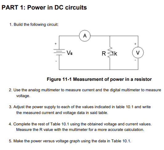 Solved Graph power versus voltage:Plot power versus voltage | Chegg.com
