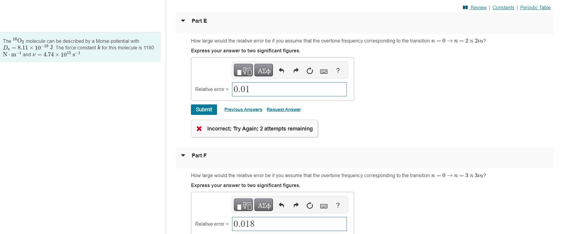 Solved From prior parts: E0, E1, E2, E3 = | Chegg.com