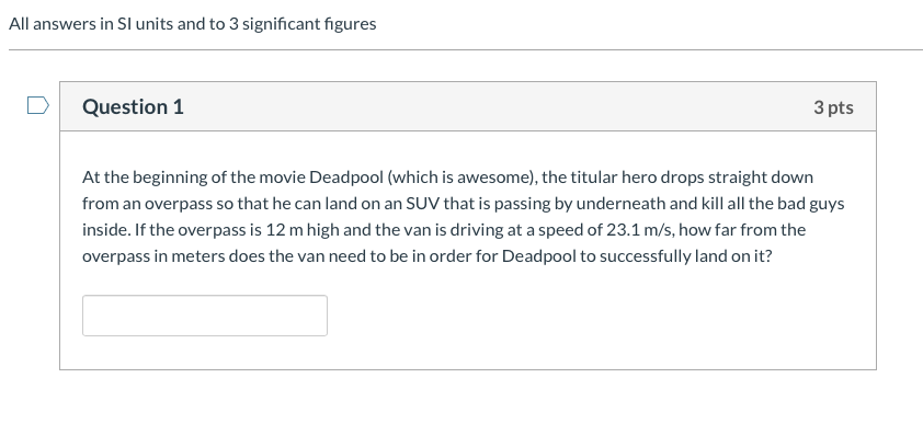 Solved All answers in Sl units and to 3 significant figures | Chegg.com