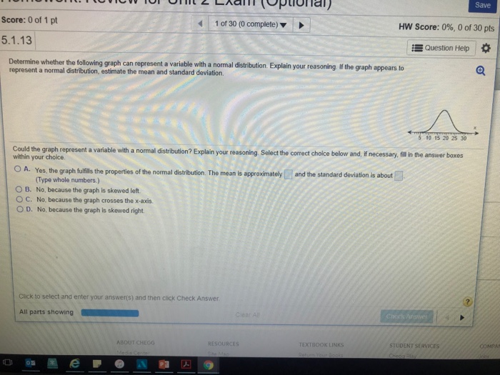 Solved Save Score 0 Of 1 Pt 1 Of 30 0 Complete Hw