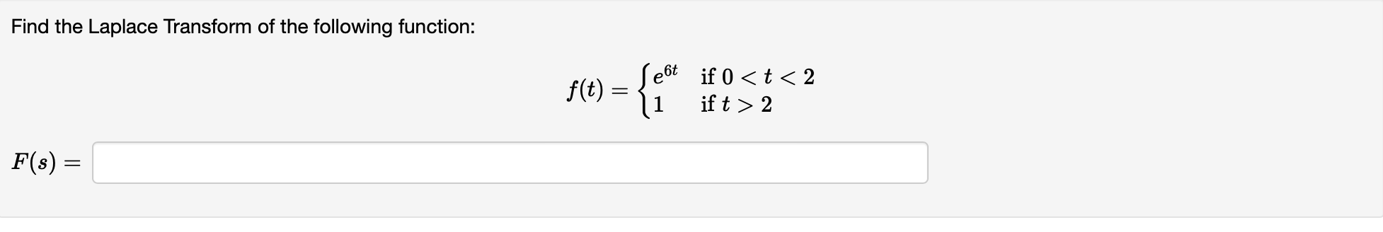 Solved Find the Laplace Transform of the following | Chegg.com