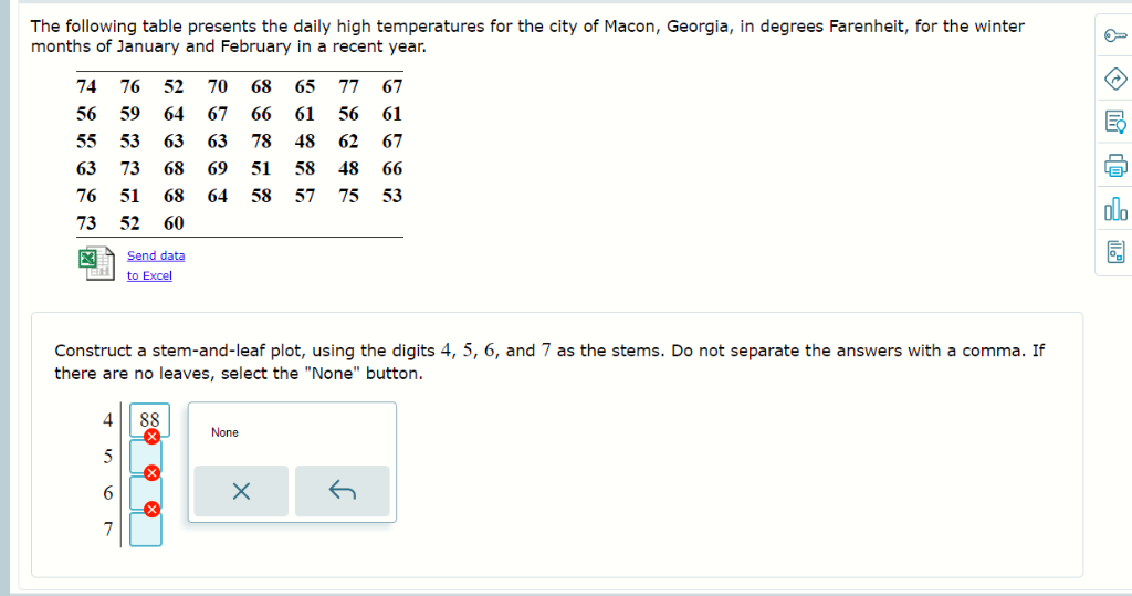 Solved The following table presents the daily high | Chegg.com