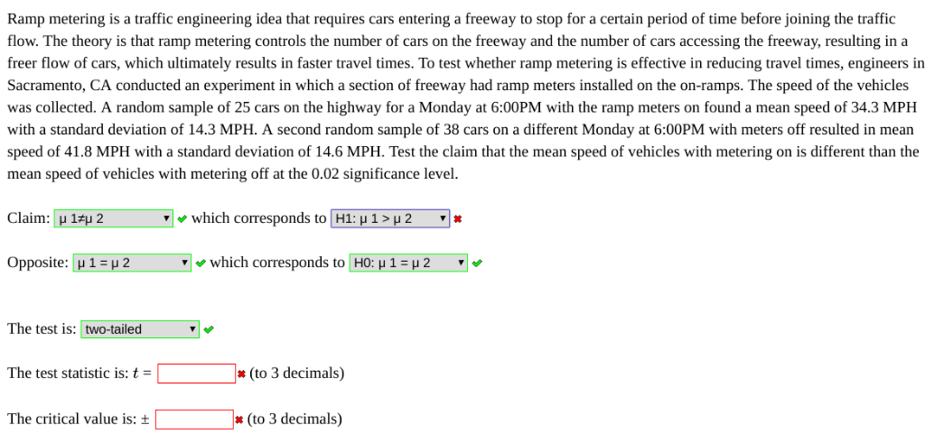 Solved Ramp metering is a traffic engineering idea that | Chegg.com