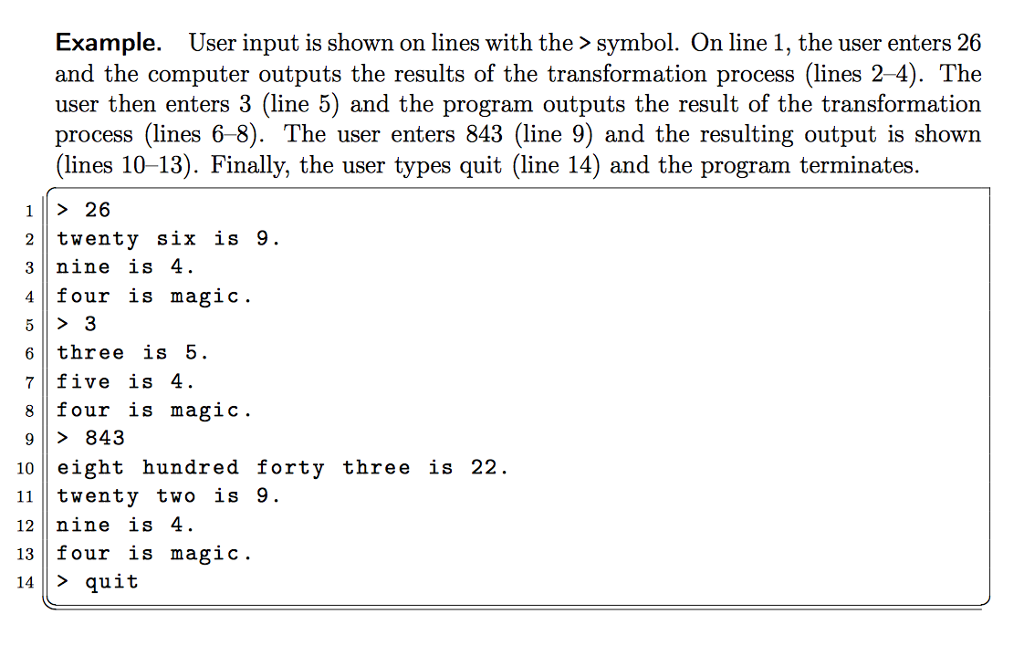 Solved 3 Four Is Magic Write A Python Program Called 