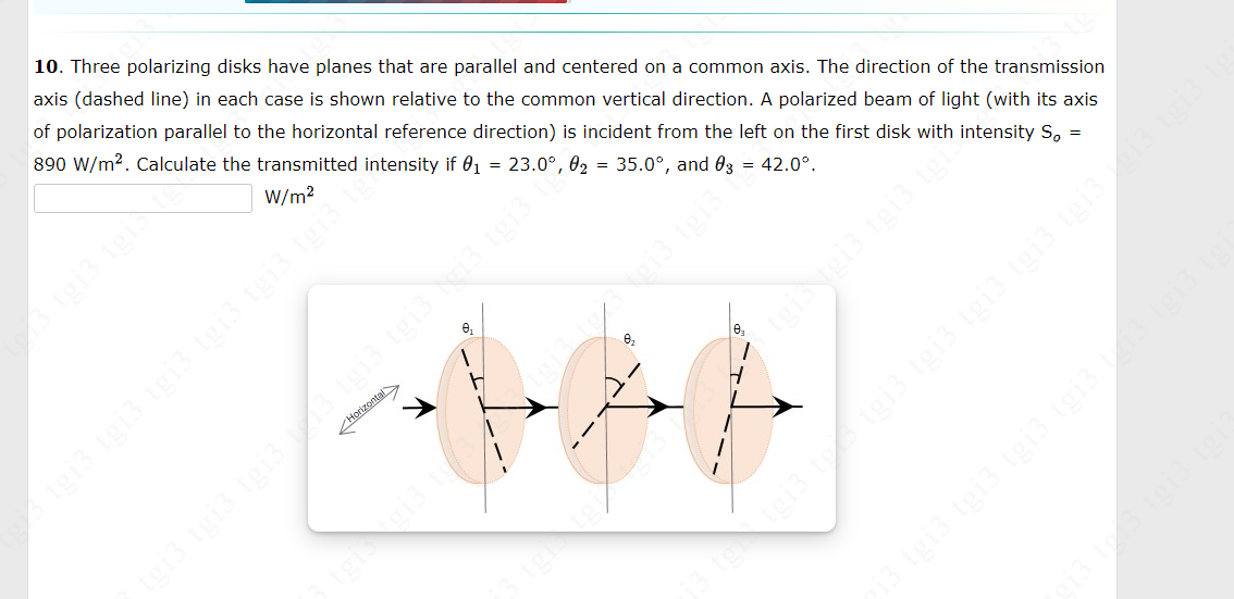 Solved Three polarizing disks have planes that are parallel | Chegg.com