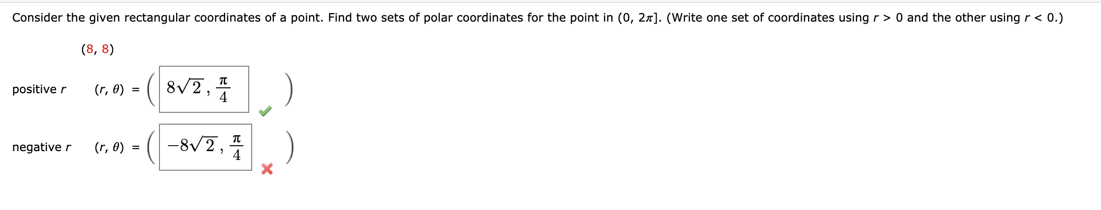 Solved Consider the given rectangular coordinates of a | Chegg.com