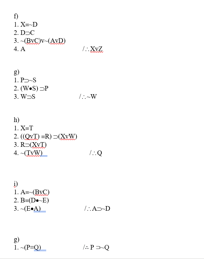 Solved Use 8 inference rules and 10 replacement rules (D.N., | Chegg.com