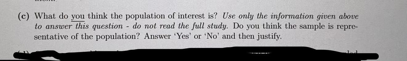 Solved I. The Physician's Health Study: Lawrence Craven, a | Chegg.com