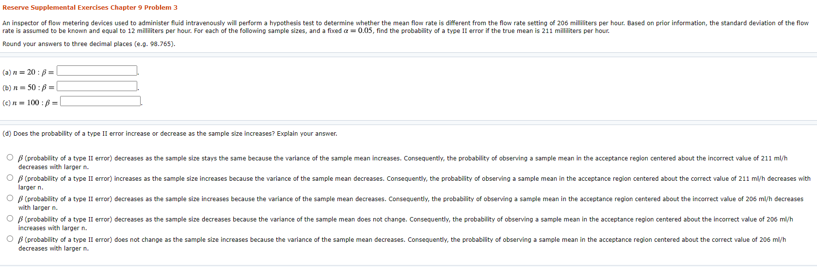 Solved Reserve Supplemental Exercises Chapter 9 Problem 3 An | Chegg.com