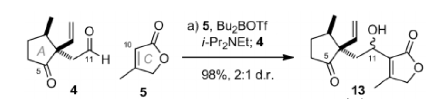 Solved a) 5, Bu2BOTE i-Pr2NEt; 4 OH 요. 10 А *Η С 5 98%, 2:1 | Chegg.com