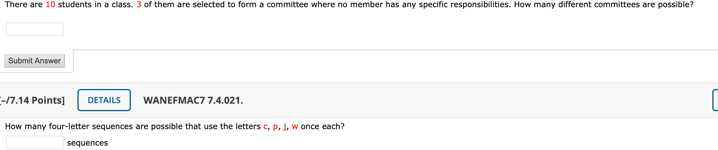 Solved An experiment requires a sequence of three steps. The | Chegg.com