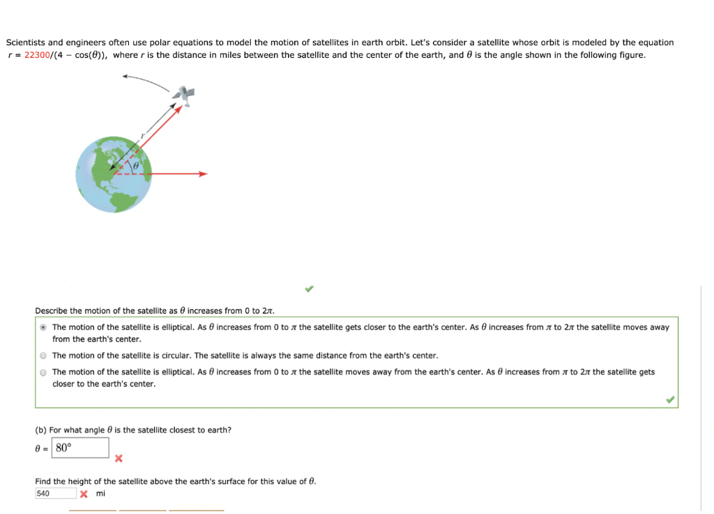 Solved Scientists and engineers often use polar equations to | Chegg.com