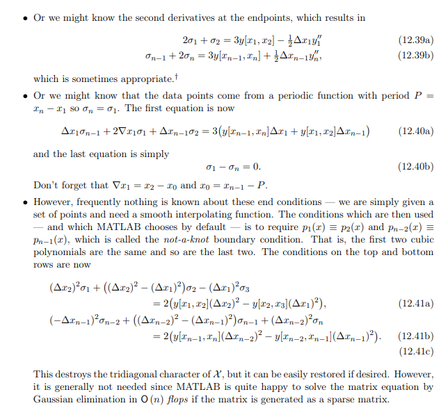 To better understand the matrix equation for cubic | Chegg.com