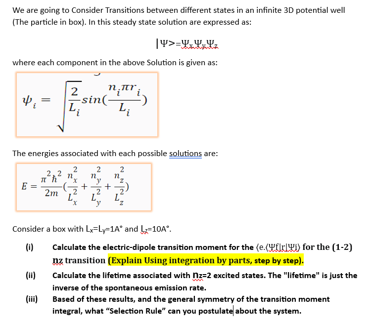 We are going to Consider Transitions between | Chegg.com