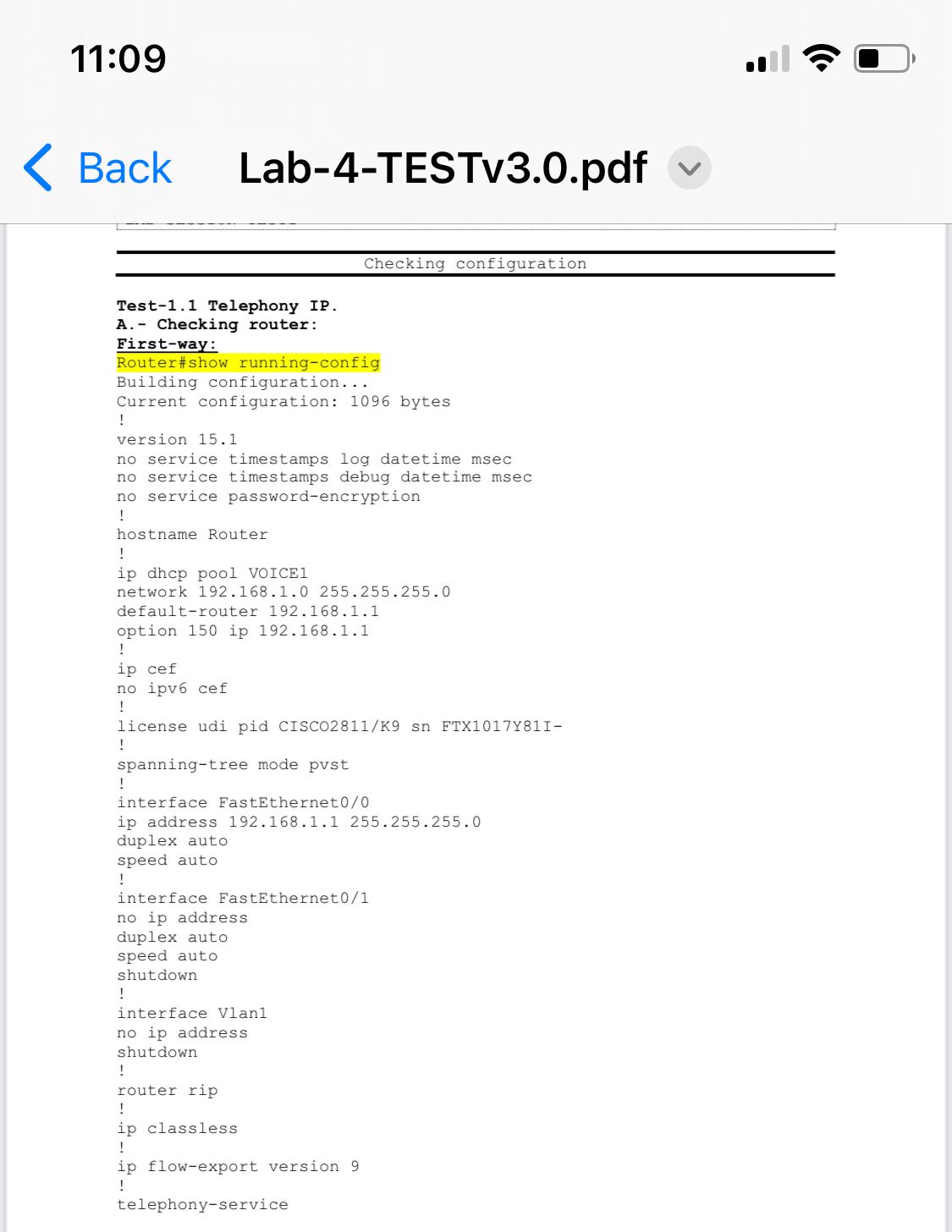 Solved Lab-4-TESTV3.0.pdf Fig N∘13 Fig N∘Step 2.3 Continue | Chegg.com