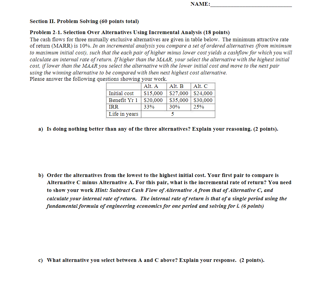 Solved additional questions:do not use excel.d.) ﻿Repeat the | Chegg.com