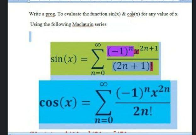 Solved Write A Prog By Matlap To Evaluate The 