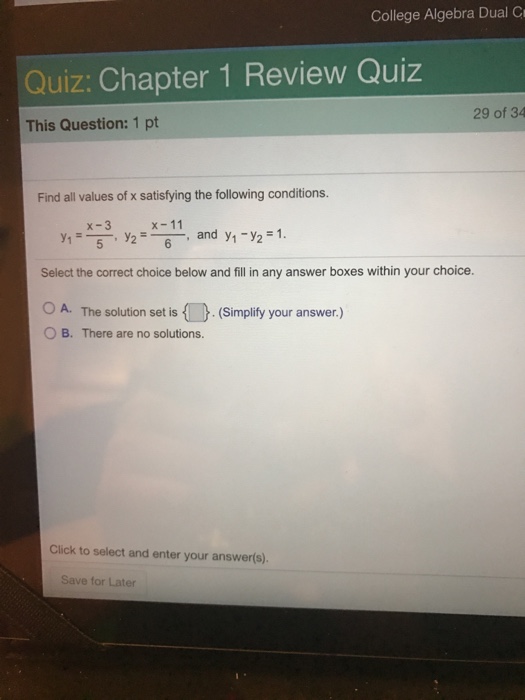 Solved Find All Values Of X Satisfying The Following