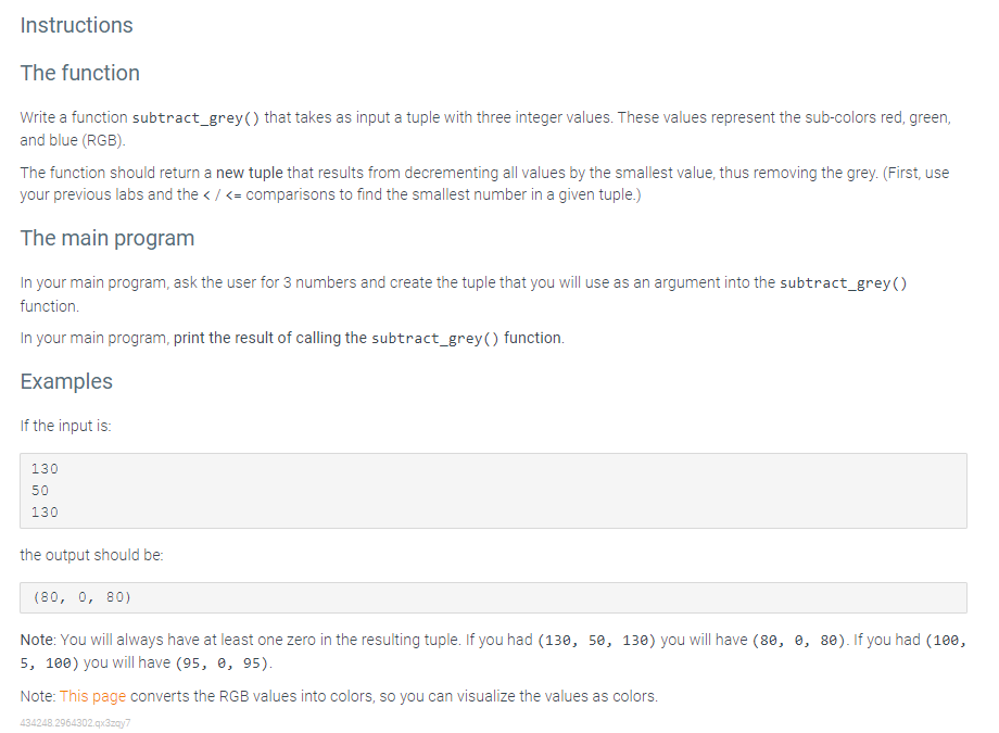Solved Instructions The function Write a function | Chegg.com