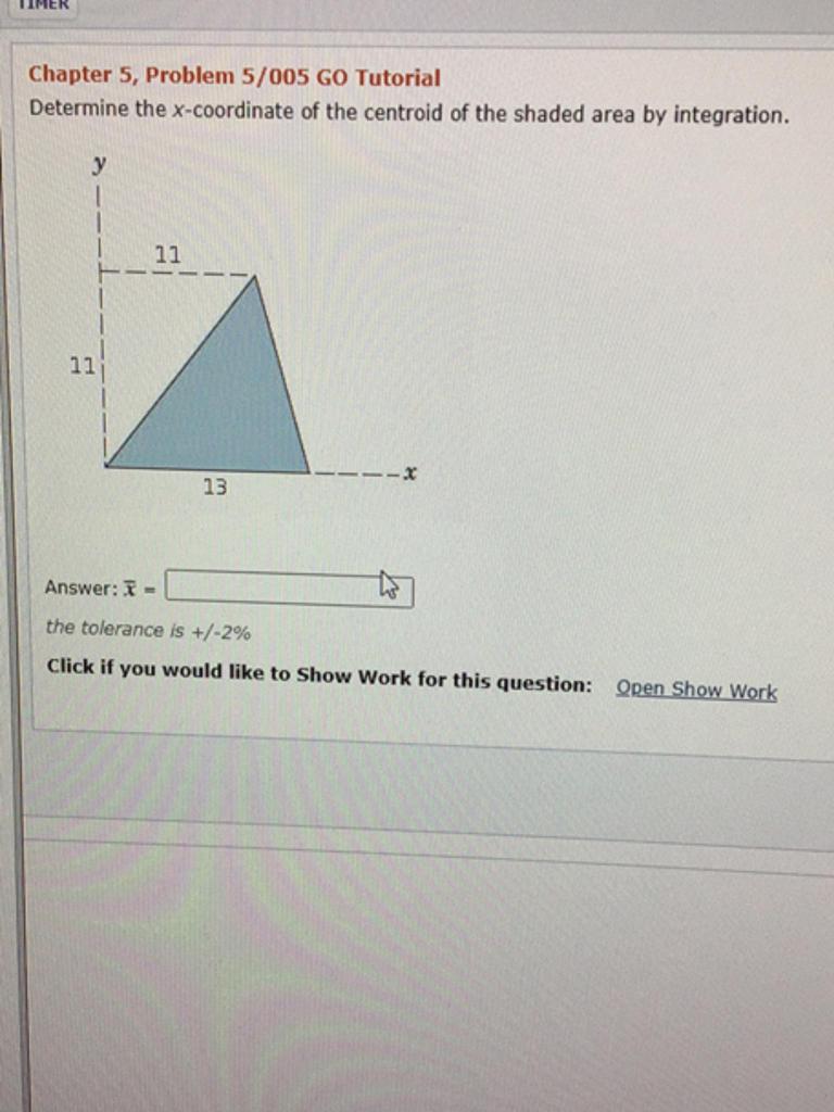 Solved Chapter 5, Problem 5/005 GO Tutorial Determine the | Chegg.com