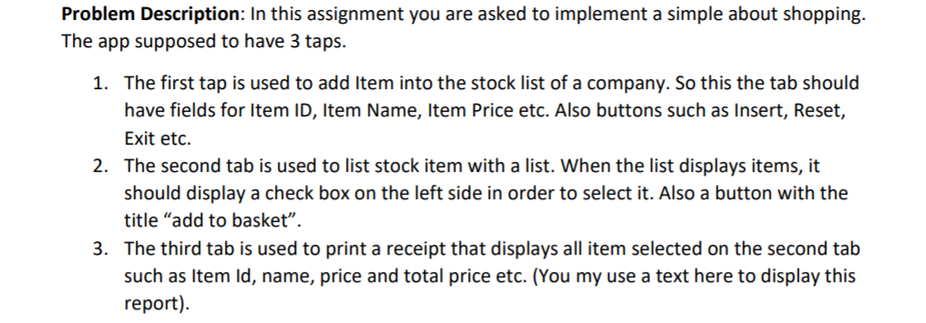 use android studio (java) add some extra properties | Chegg.com
