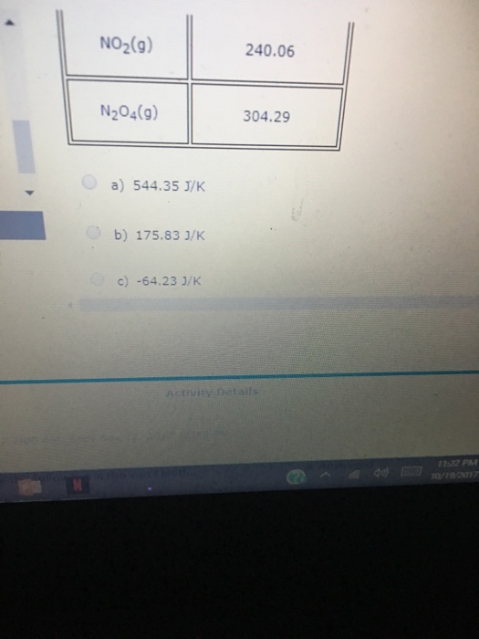 Solved Question 18 (5 points) Given the following | Chegg.com