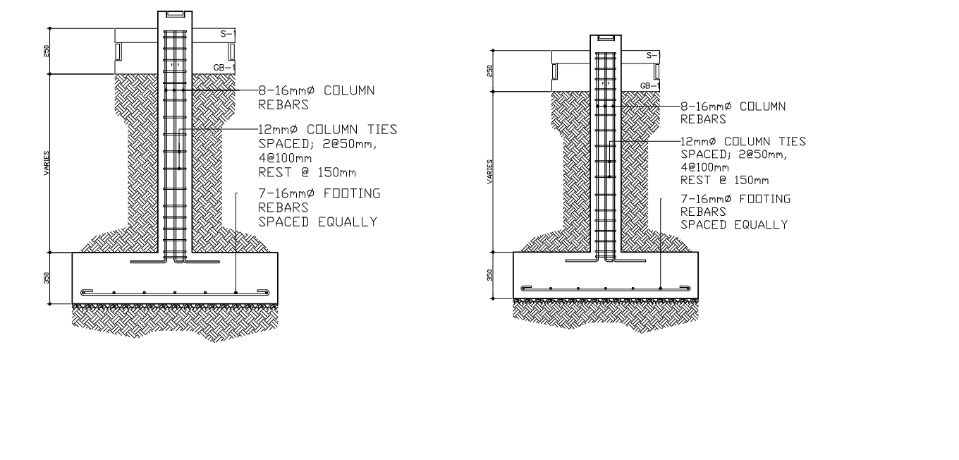 Solved Estimate the concrete volume of the FOOTINGS, COLUMNS | Chegg.com