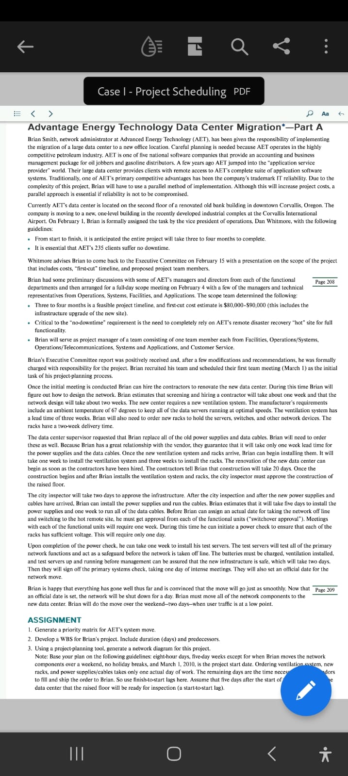 Solved Provide the full brief explanation of the case study | Chegg.com