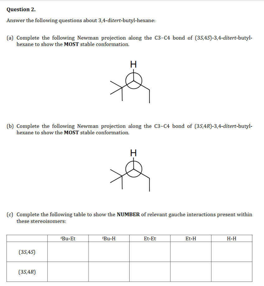 Solved Question 2. Answer the following questions about | Chegg.com