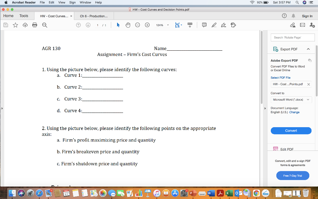 Solved Acrobat Reader File Edit View Sign View Sign Window | Chegg.com