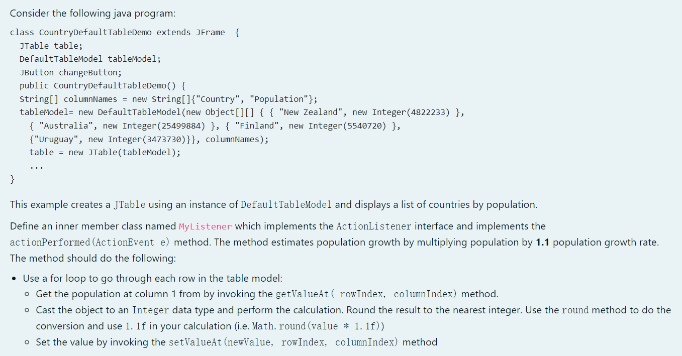 Consider the following java program: class | Chegg.com Consider the following java program: class | Chegg.com