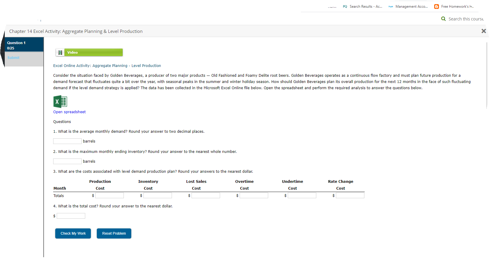 PQ Search Results - Ac... hun Management Acco... Free | Chegg.com