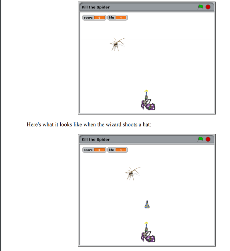 Kill the Spider! In this activity, you will design a | Chegg.com