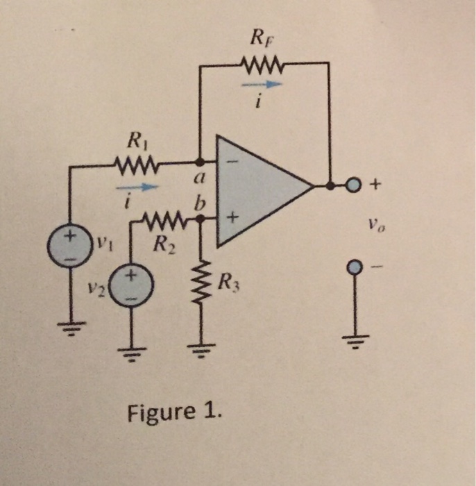 Solved 1. Derive an expression for the output voltage for | Chegg.com