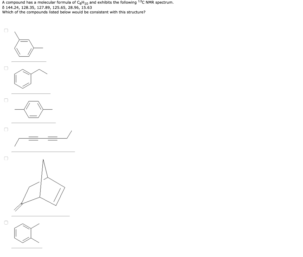 Solved A compound has a molecular formula of C4H6O2 and | Chegg.com