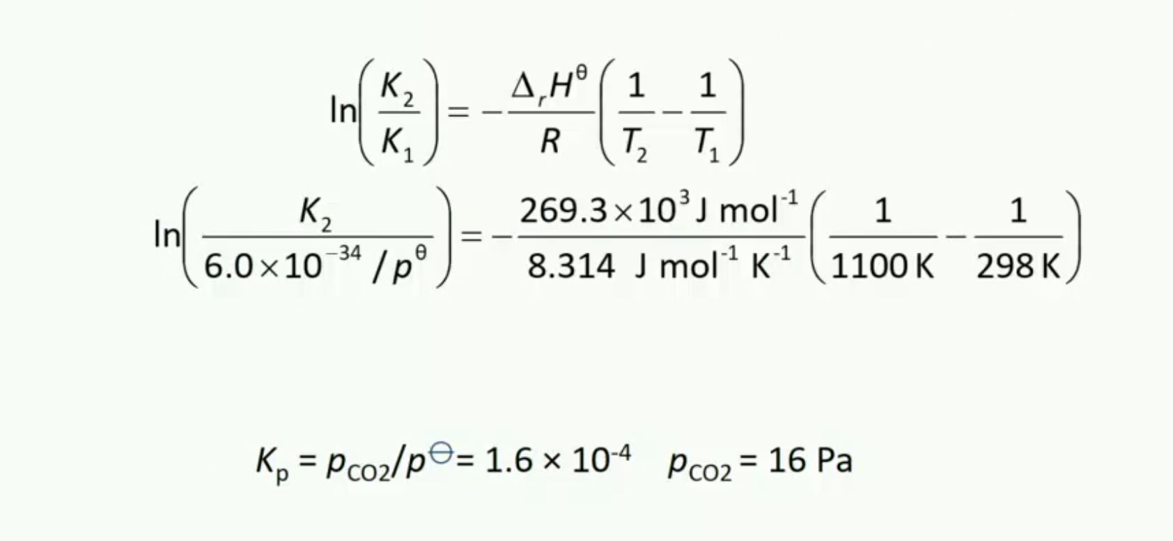 Solved Please help with figuring out the steps to get Kp. I | Chegg.com