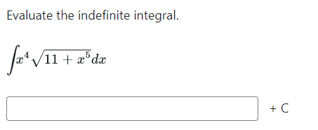 Solved Evaluate the indefinite integral. \\[ \\int x^{4} | Chegg.com