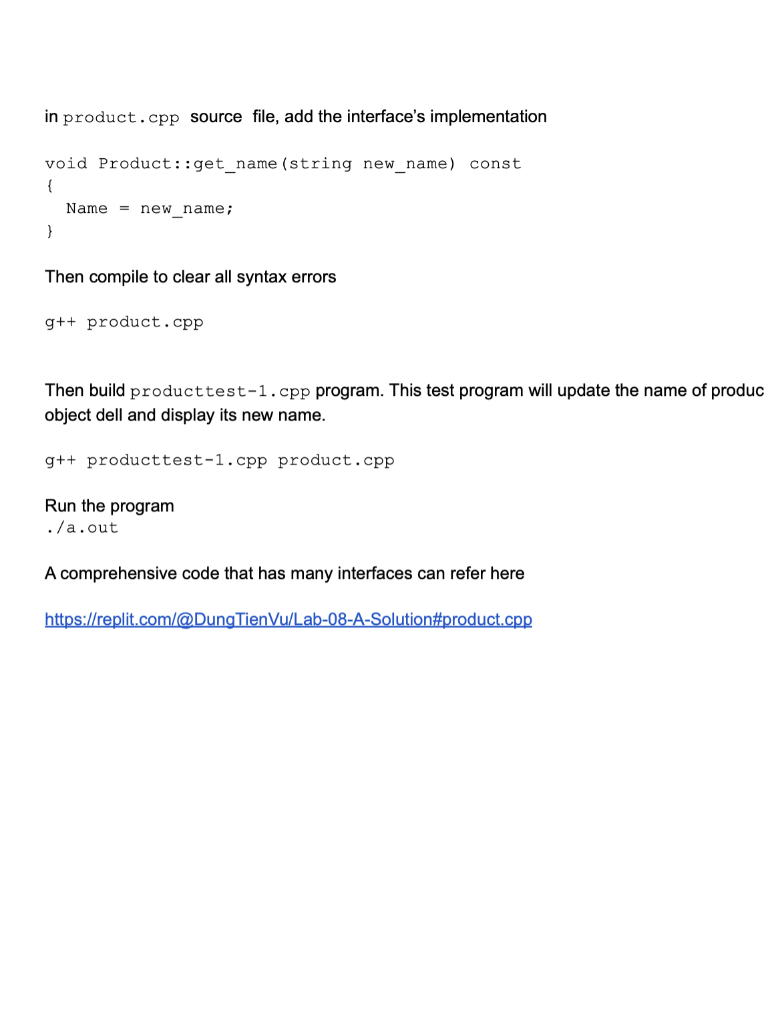 Solved Lab 08-A In this lab you will use separate | Chegg.com