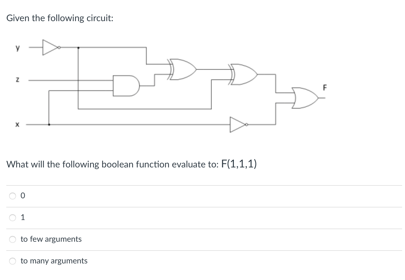 Solved Given the following circuit: What will the following | Chegg.com