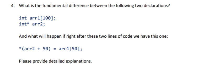 Solved 4. What is the fundamental difference between the | Chegg.com