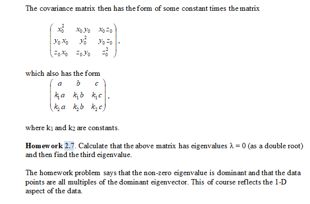 Solved The covariance matrix then has the form of some | Chegg.com