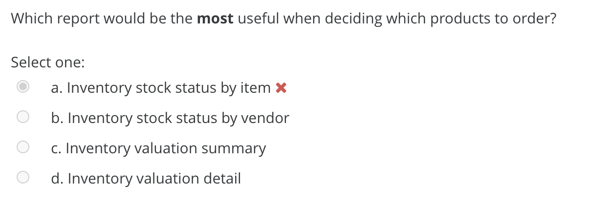 Solved The Inventory account would normally have the account | Chegg.com