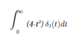 Solved ∫0∞(4-t2)δl(t)dt ﻿ Use the "sifting property" to find | Chegg.com